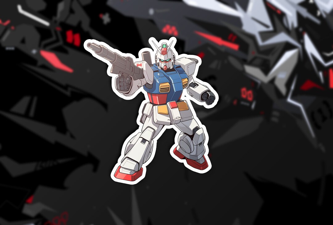 Mobile Suit Gundam RX 78 Vinyl Sticker Vinyl Sci Fi Gundam Sticker ...