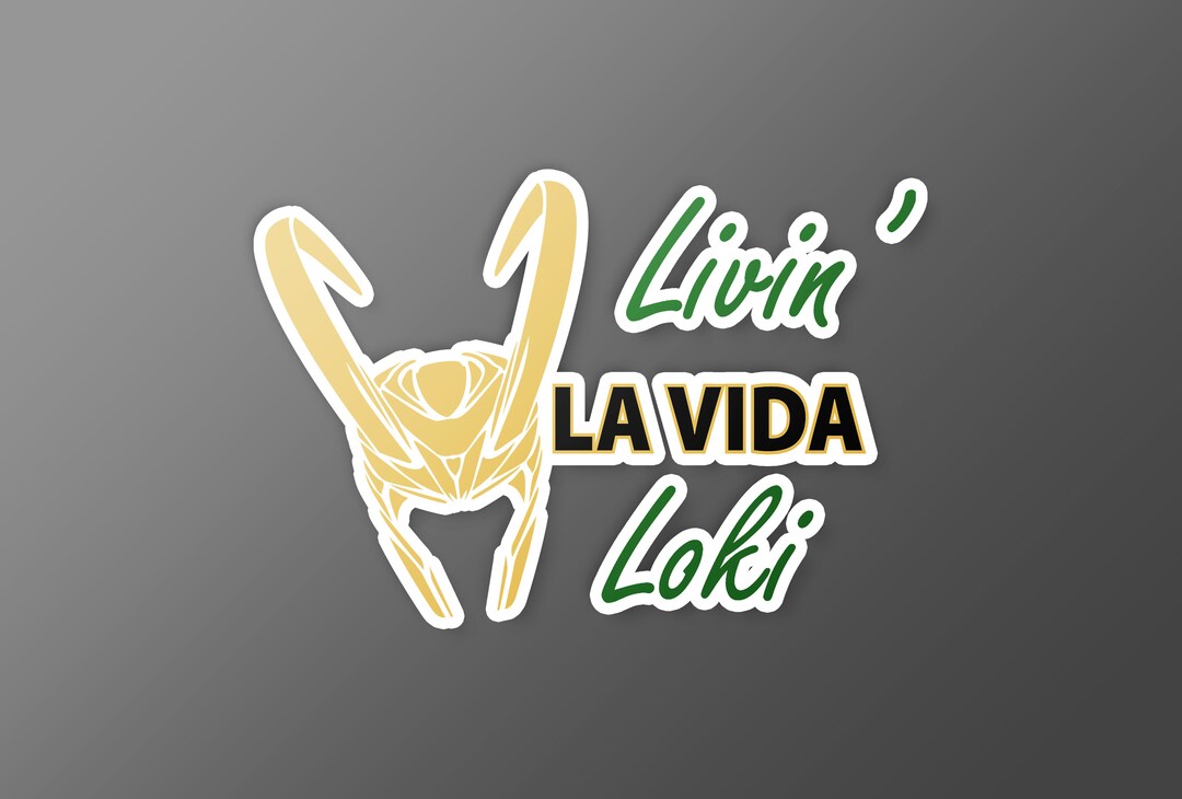 Loki Vinyl Sticker | Marvel | Loki Thor Super Hero Sticker | Sci Fi ...