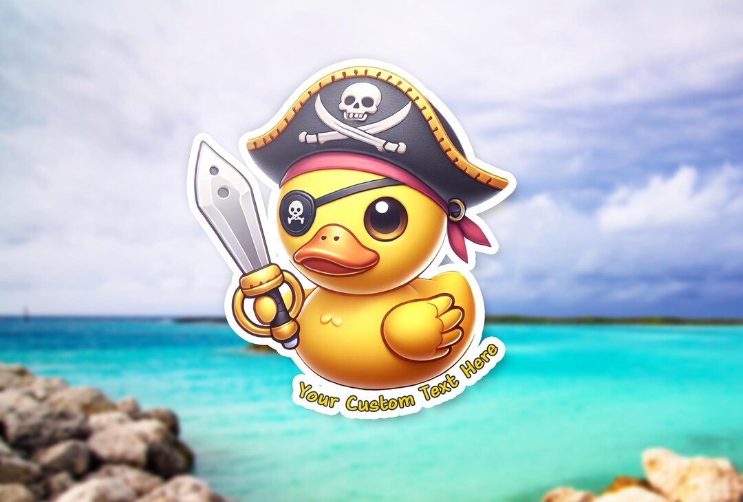 Chibi Pirate Rubber Duck Magnet: Cruise Cabin Door Decor - Etsy