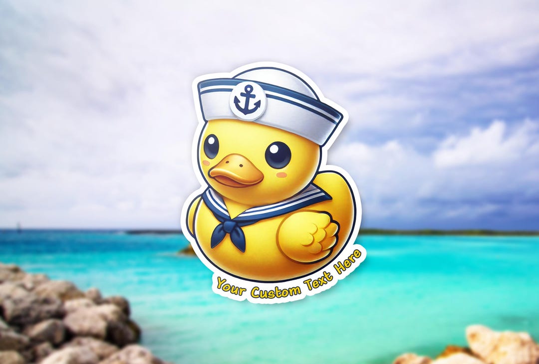 Chibi Yellow Duck Magnet | Rubber Duck Magnet | Cruise Rubber Duck ...