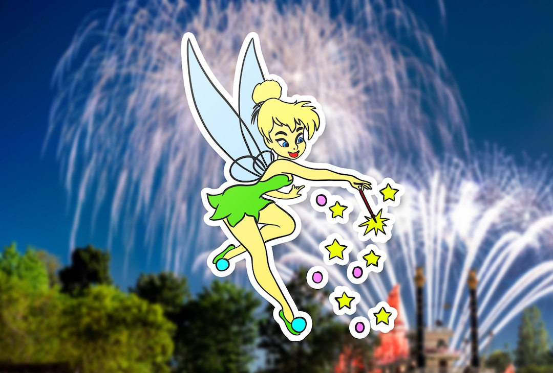 Cute Tinkerbell Sticker | Disney Peter Pan | Disney Inspired | Disney ...