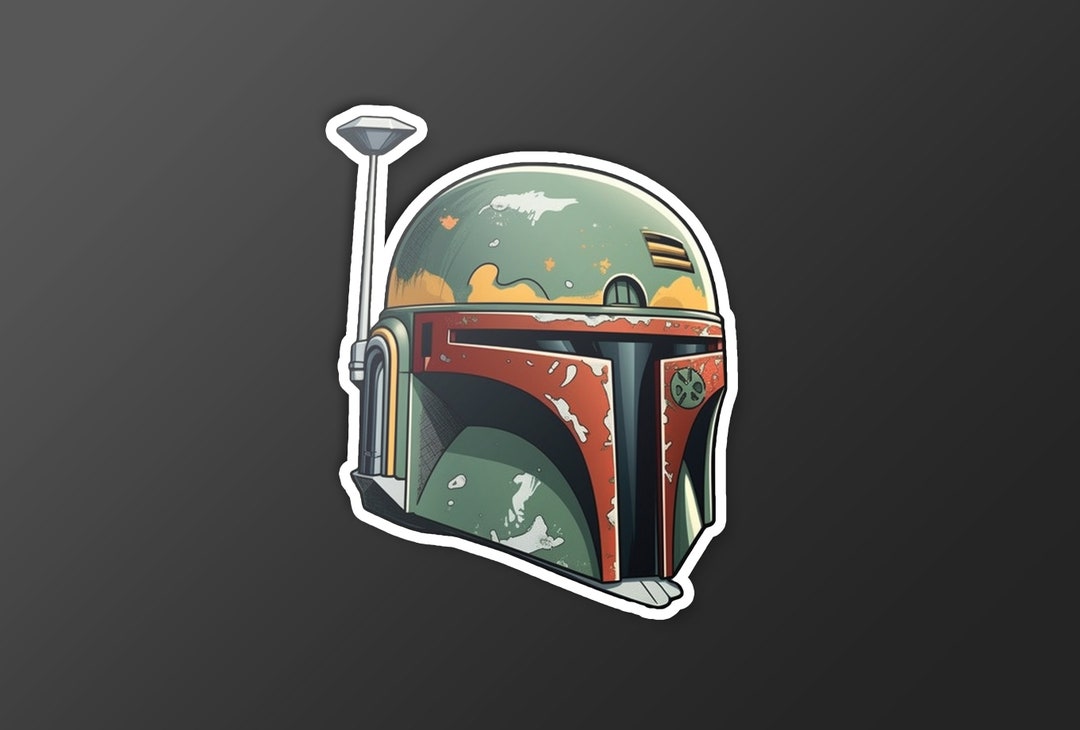 Bounty Hunter (mandalorian) Helmet Sticker | Star Wars Fandom | Vinyl ...