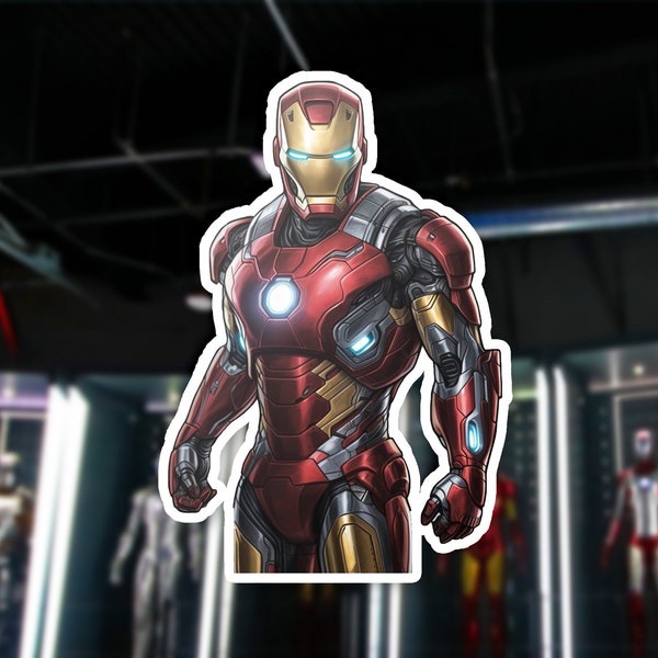 Iron Man Sticker - Etsy