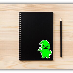 Oogie Boogie Vinyl Sticker: Nightmare Before Christmas Halloween Decor ...