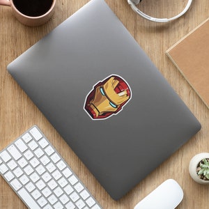 Iron Man Helmet Sticker | Marvel | Iron Man Sticker | Super Hero ...