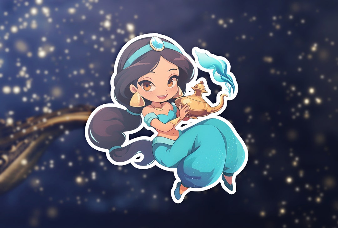 Princess Jasmine Vinyl Sticker | Disney Scrapbooking | Pixie Dusting ...