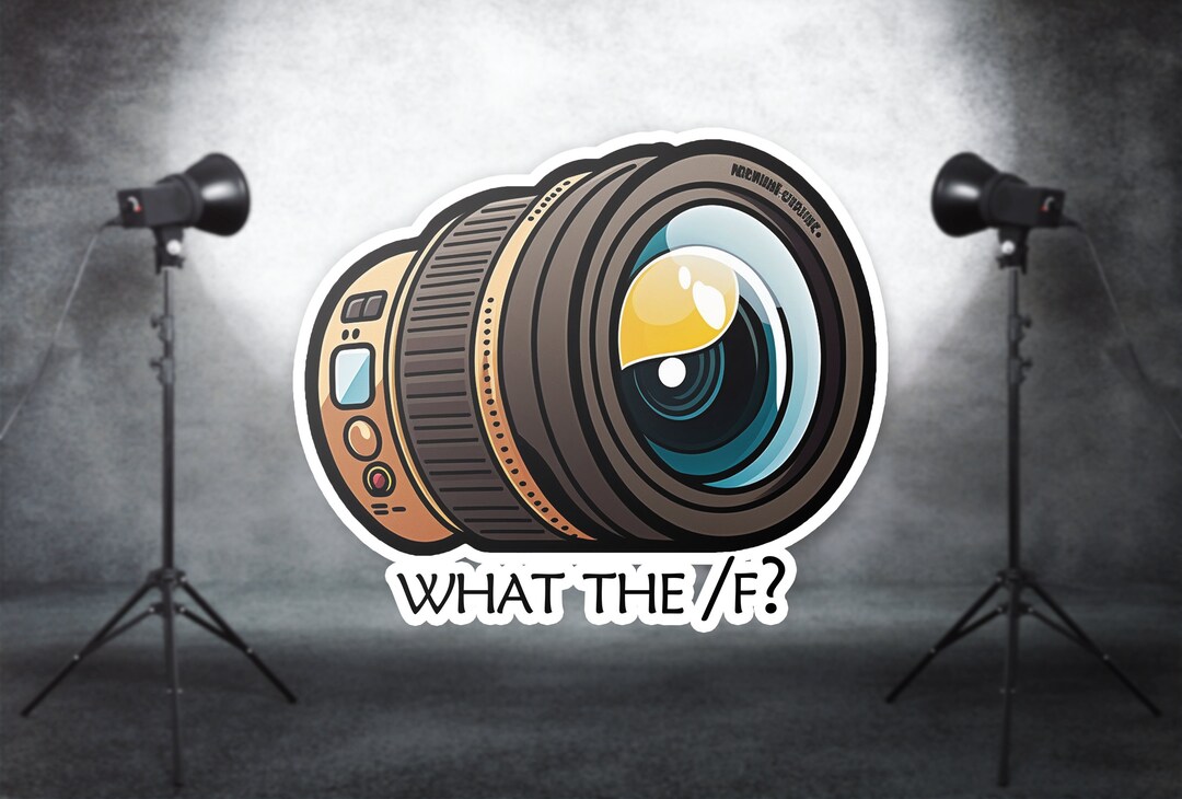 Funny Camera Lens Sticker: Photography Saying, Vinyl Decal - Etsy