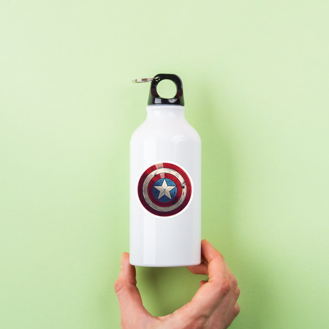 Captain America Shield Sticker | Marvel Super Hero Sticker Decal Gift ...