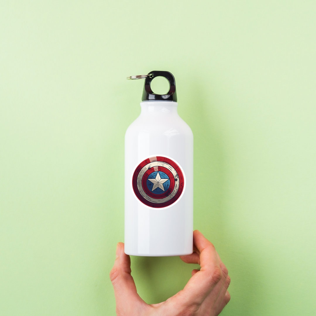 Captain America Shield Sticker Marvel Super Hero Sticker Decal Gift ...