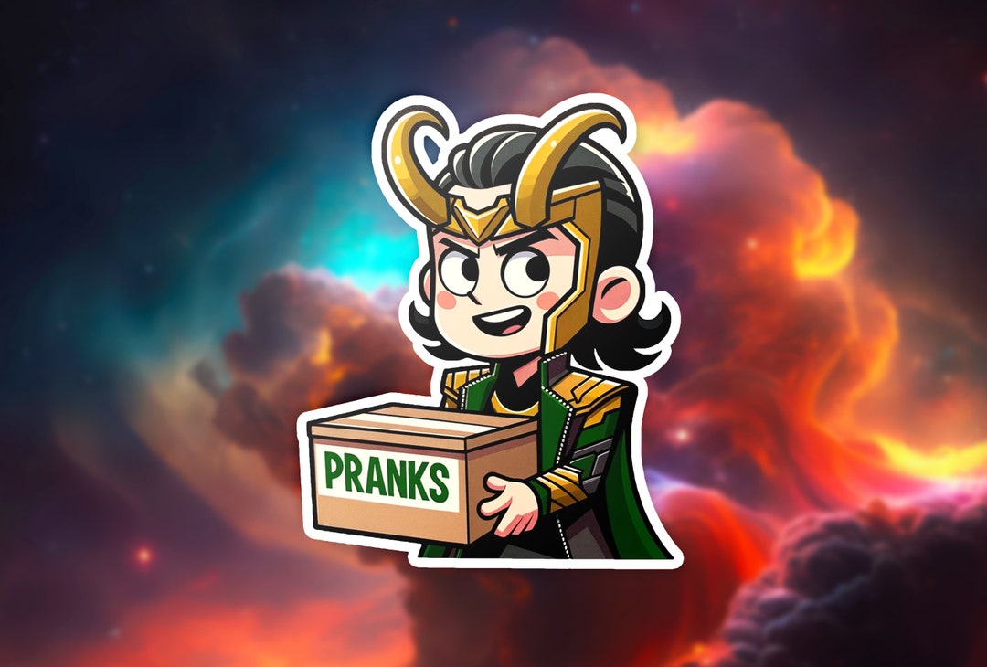 Funny Loki Vinyl Sticker Marvel Planner Sticker Marvel Avenger Sci-fi ...