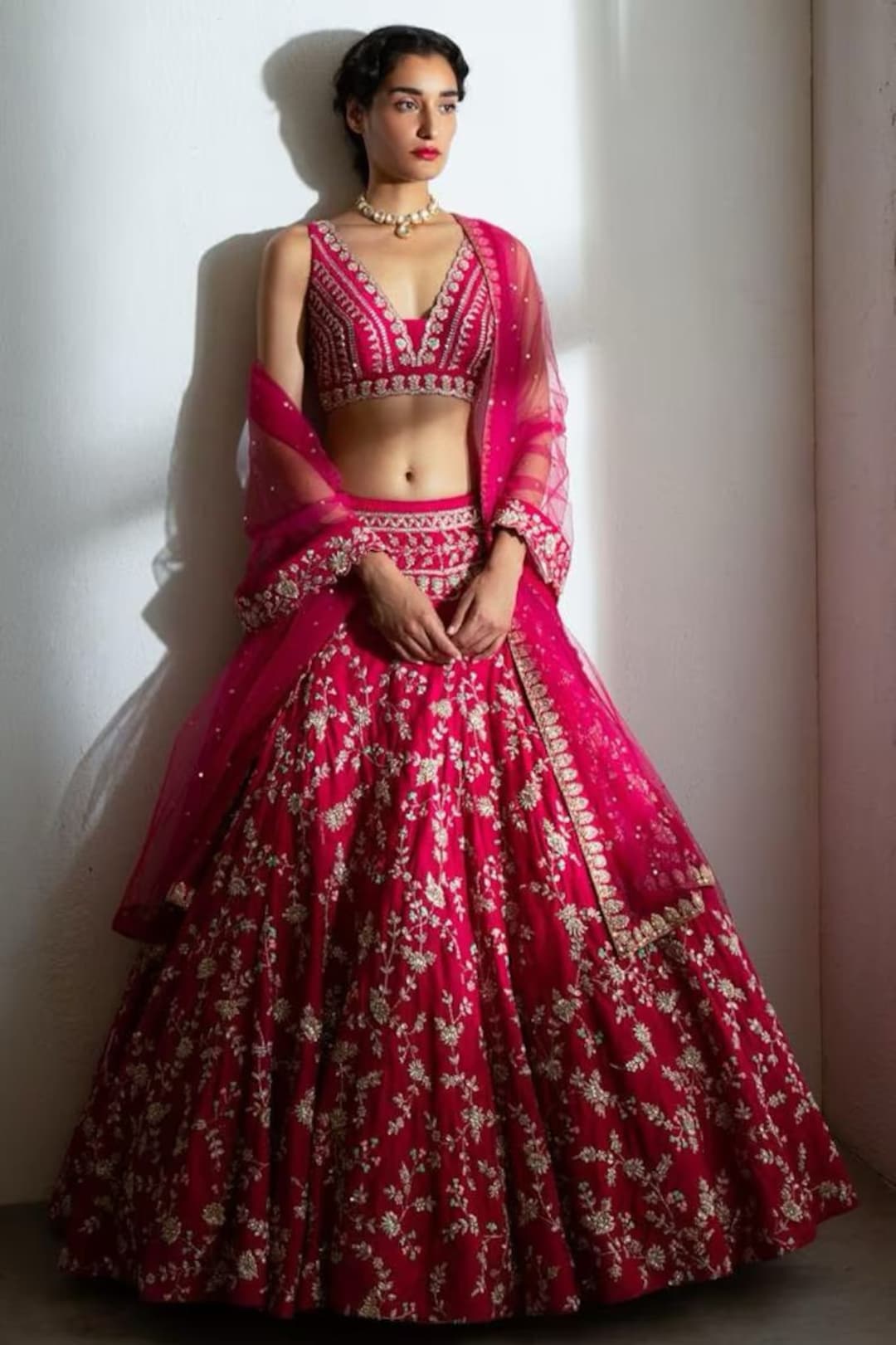 Sabyasachi Designer Lehenga Choli With High Quality Embroidery Work ...