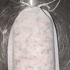 Herbal Bath Satchel | Single Use | Bath Tea | Herbs Flowers Salt ...