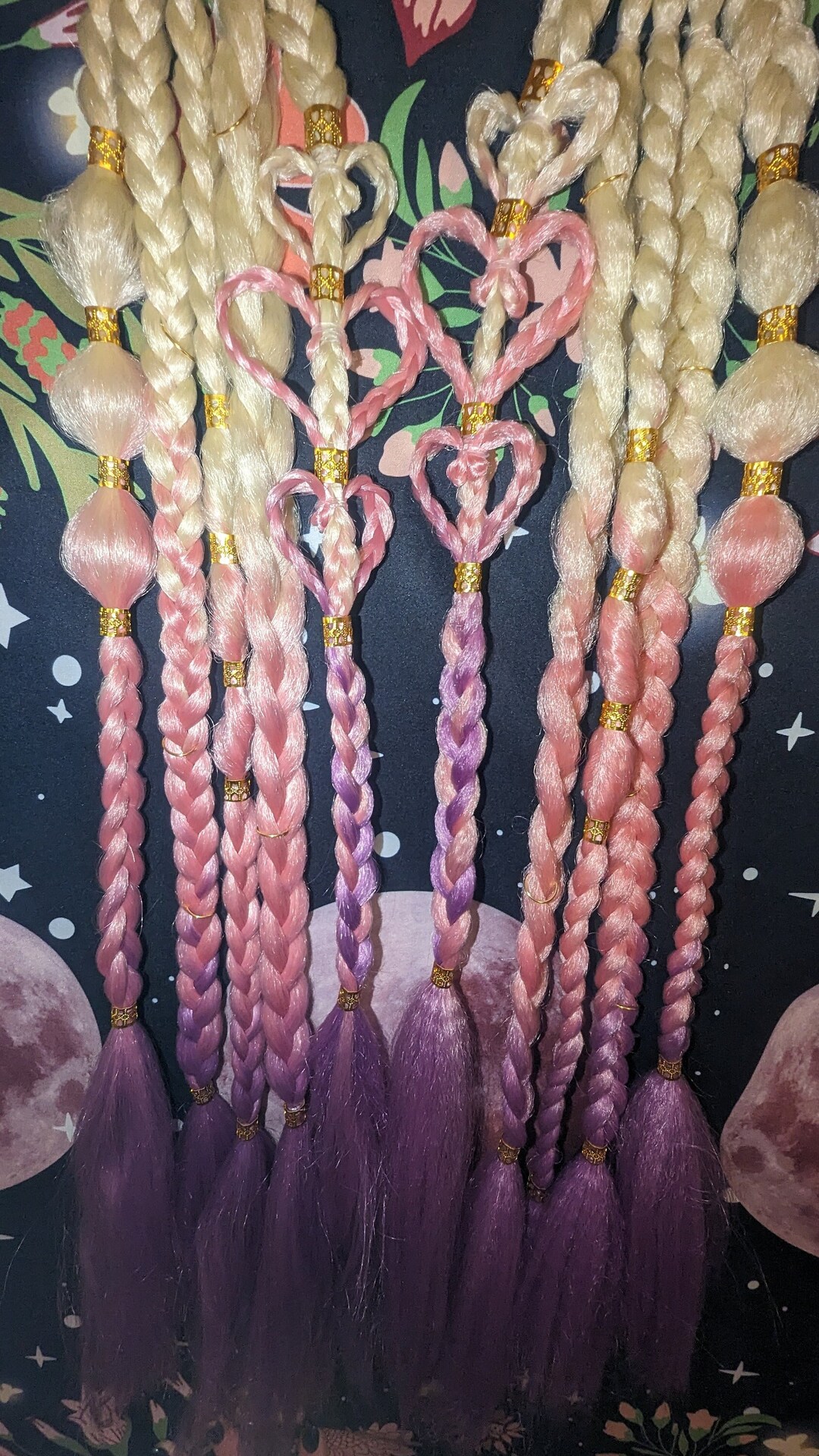 Custom Pigtail Braids Rave Braids Festival Braids Hair Extensions ...