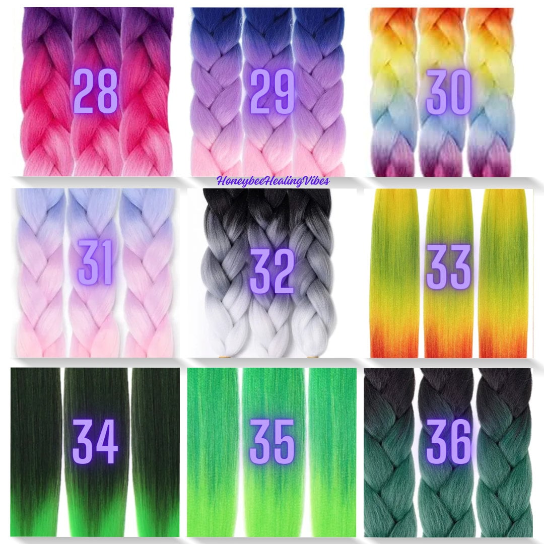 Custom Pigtail Braids | Rave Braids | Festival Braids | Hair Extensions ...