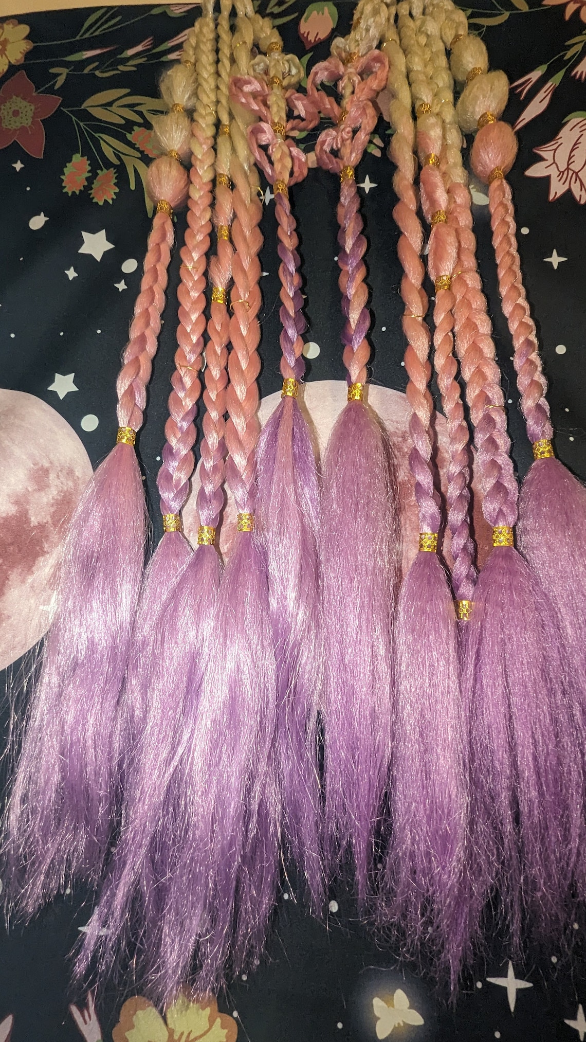 Custom Pigtail Braids Rave Braids Festival Braids Hair Extensions ...