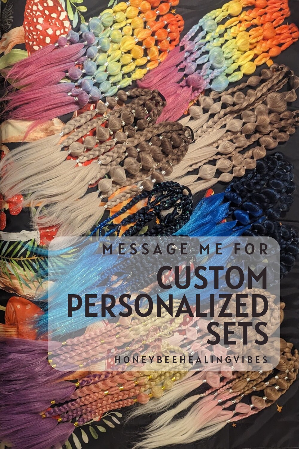 Custom Pigtail Braids | Rave Braids | Festival Braids | Hair Extensions ...