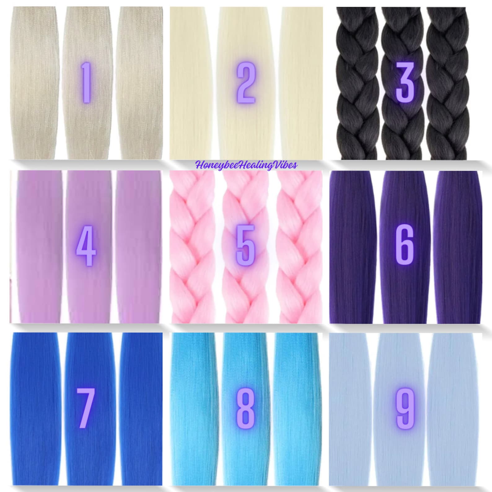 Custom Pigtail Braids | Rave Braids | Festival Braids | Hair Extensions ...