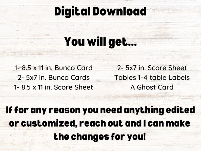 Thanksgiving Bunco Card Bunco Score Sheet November Bunco - Etsy