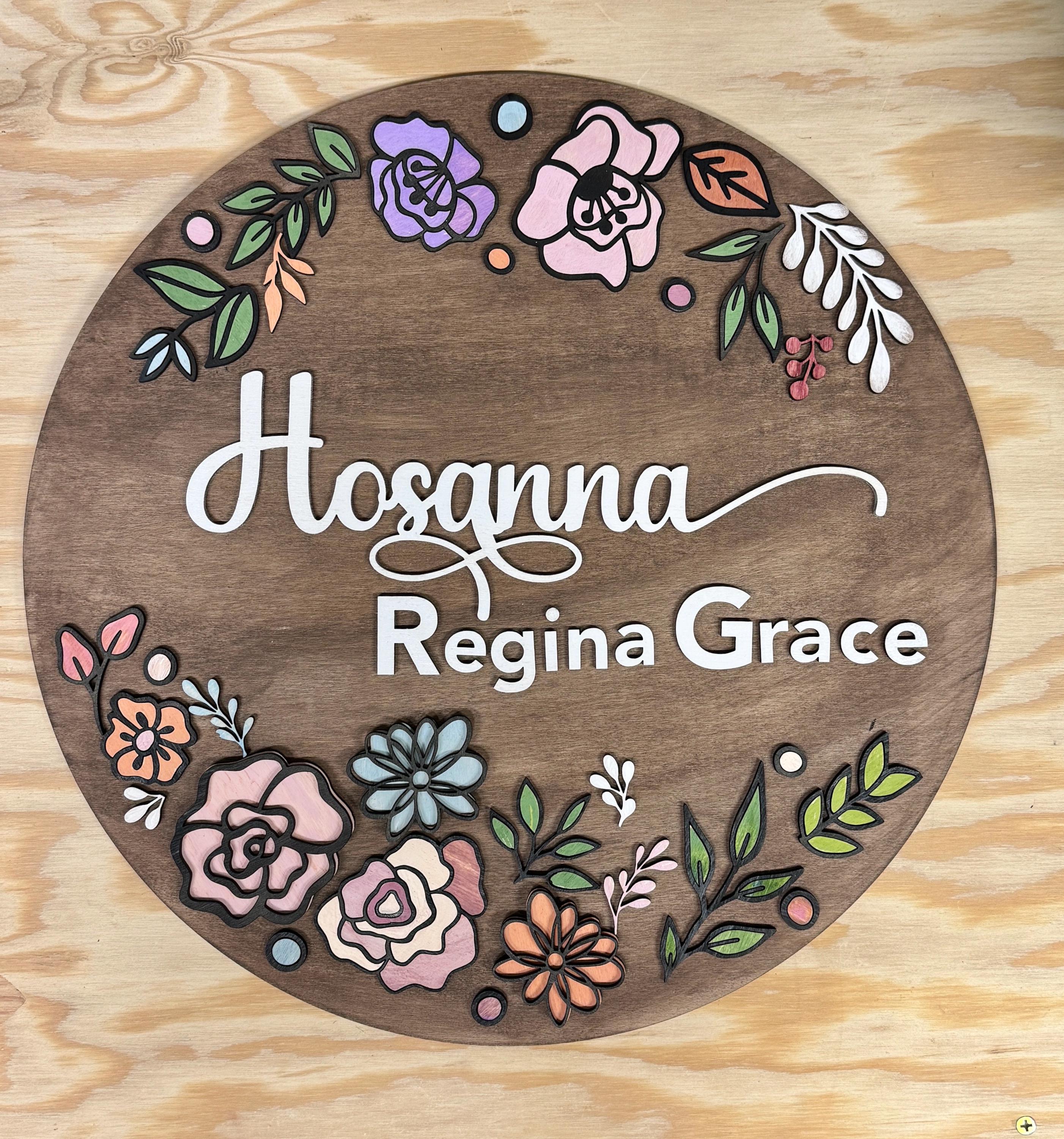 Customized Wooden Baby Name Sign - Etsy