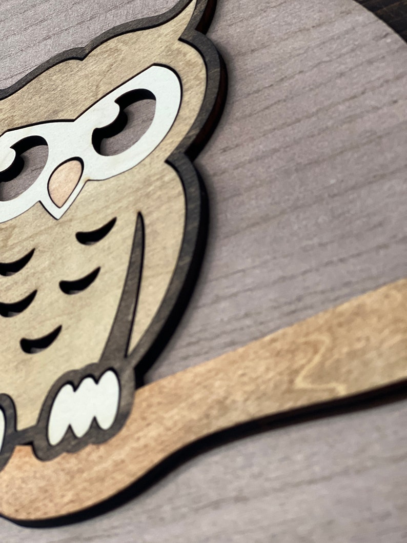 Owl Door Hanger Blank - All Seasons Sign - Unfinished - DIY Craft ...