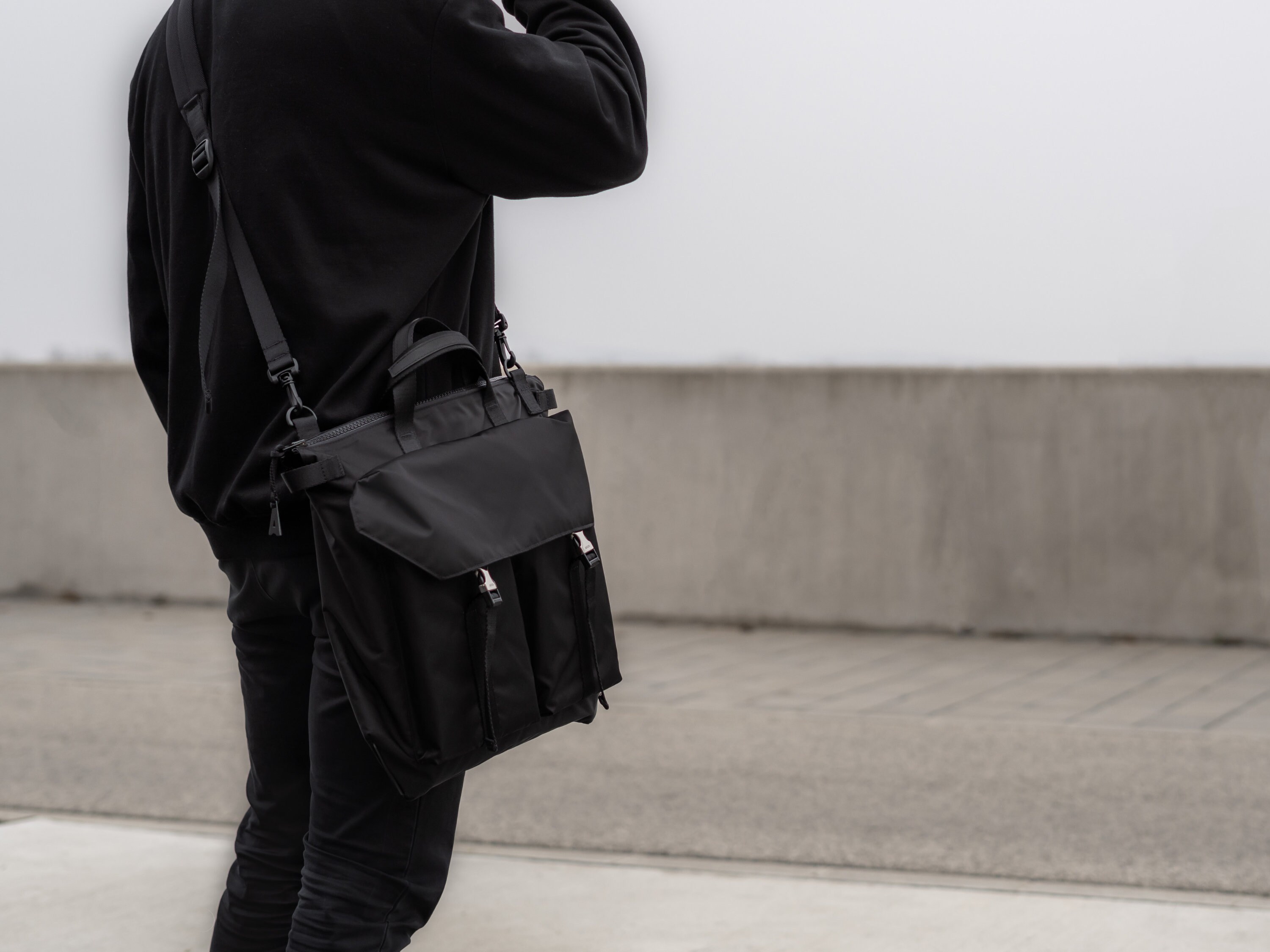 The New York Nylon Laptop Bag W/ Padded Shoulder Strap - Etsy