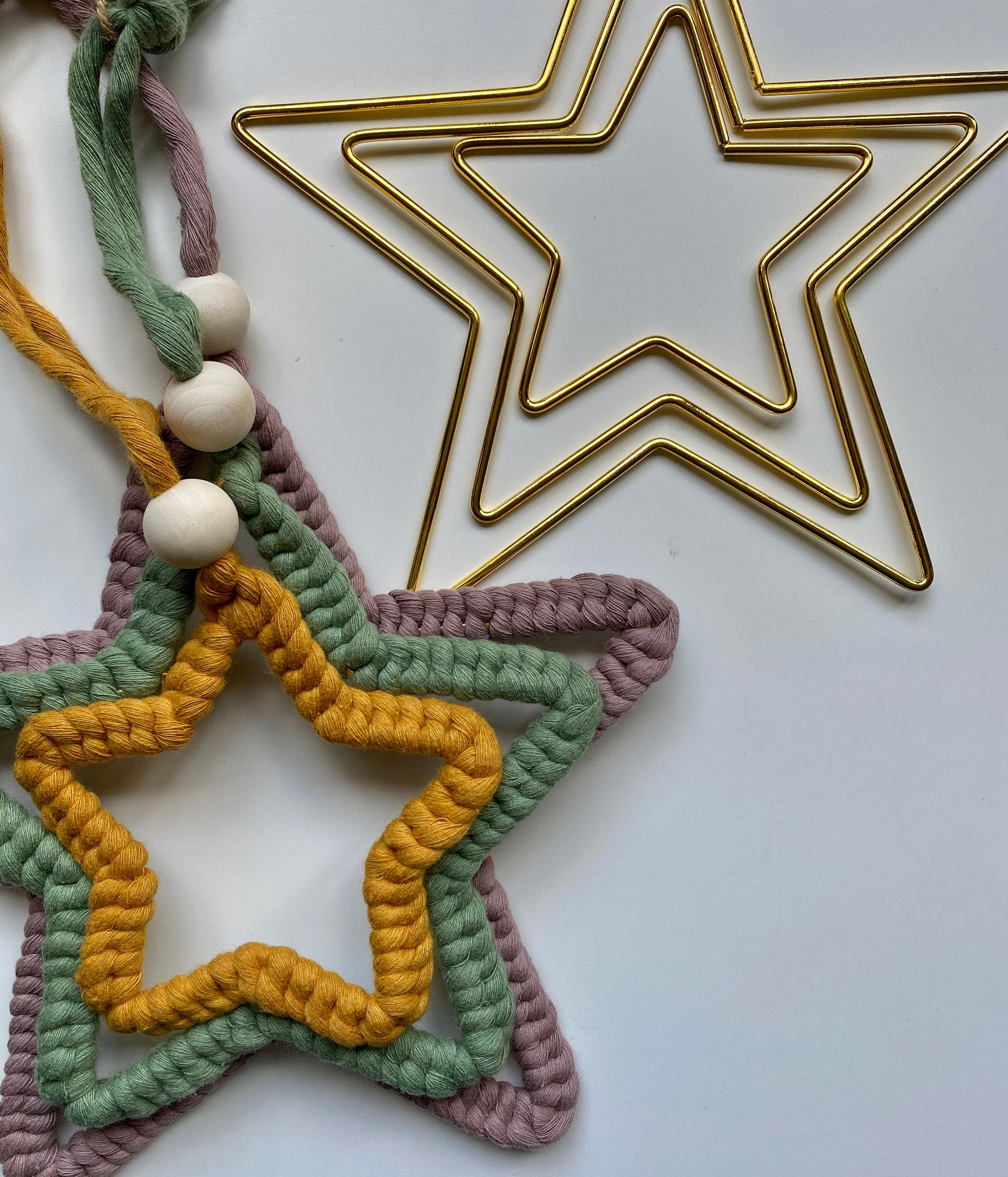 Hanging Star DIY Kit. Macrame Star Kit. Make Your Own Star Decoration ...