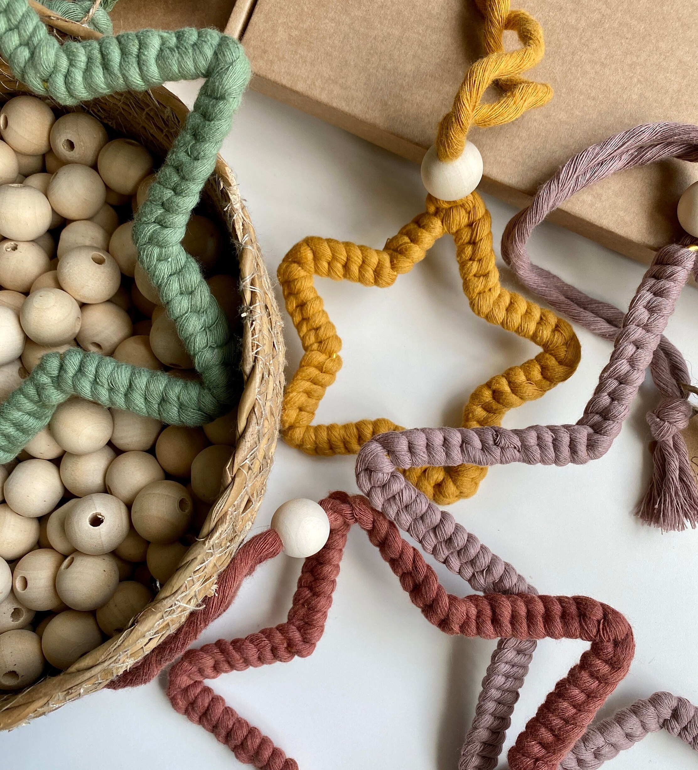 Hanging Star DIY Kit. Macrame Star Kit. Make Your Own Star Decoration ...