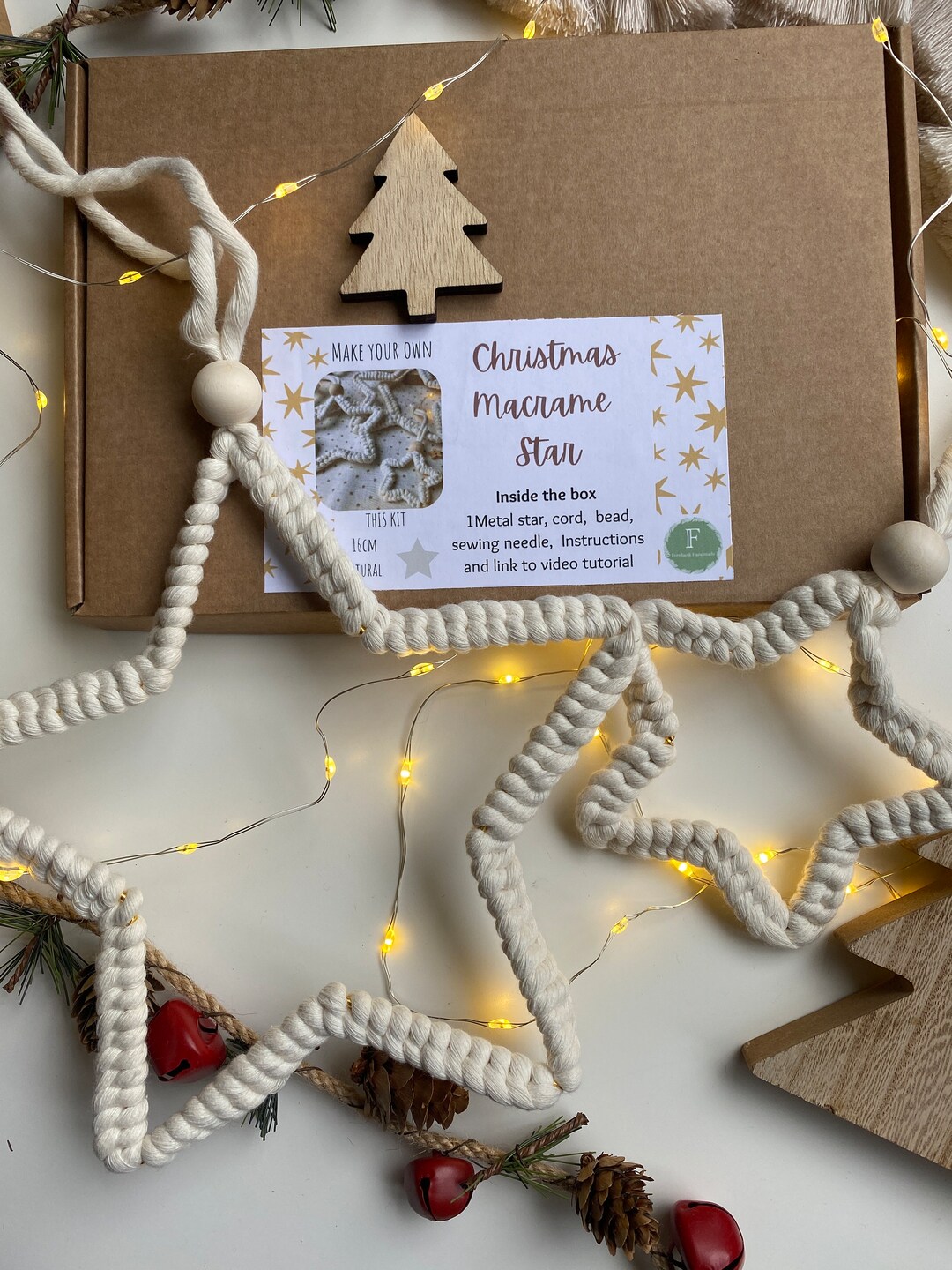 Christmas Star DIY Kit. Macrame Star Kit. Make Your Own Christmas ...
