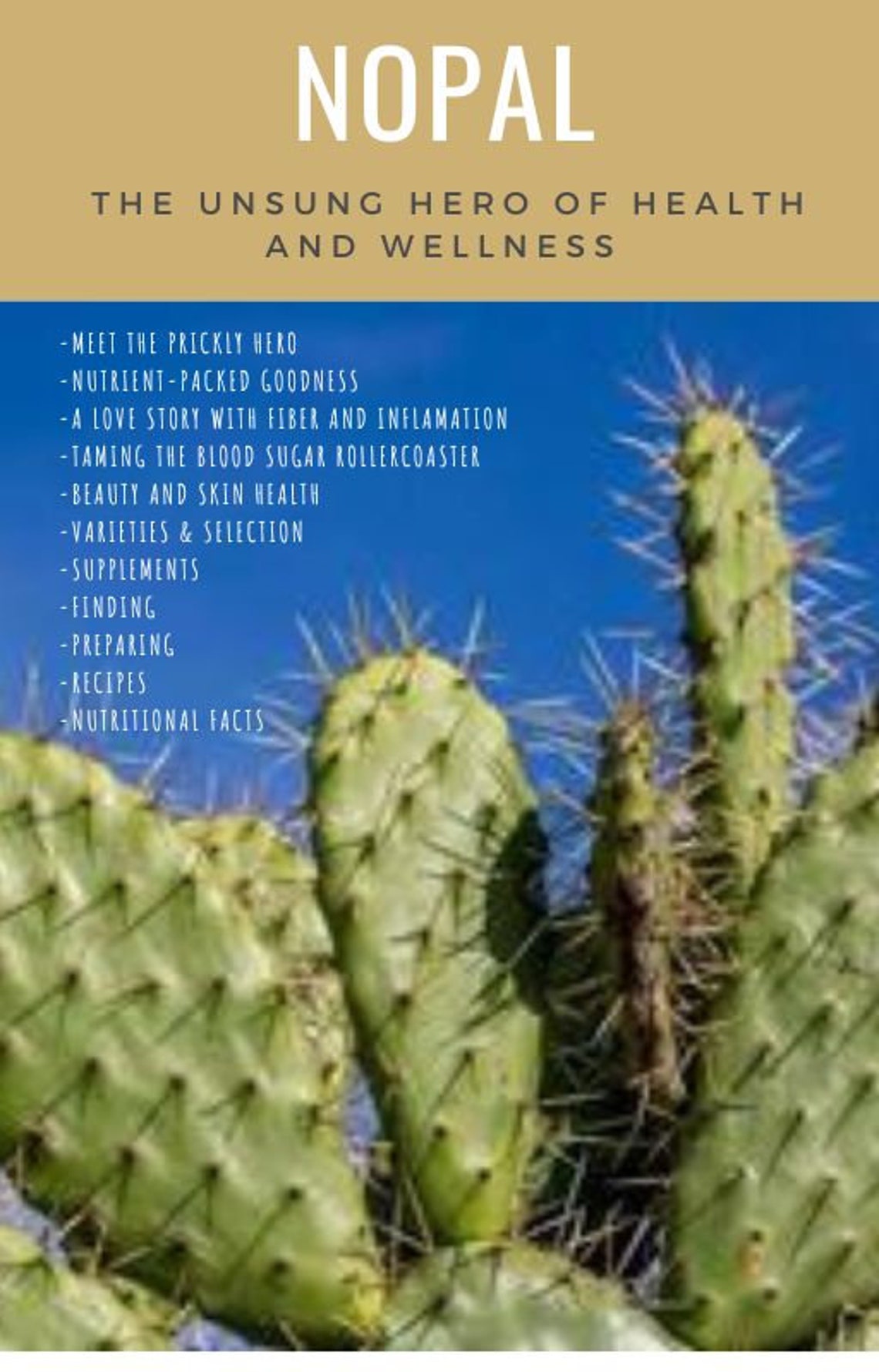 NOPAL Prickly Pear Unsung Hero of Health and Wellness Ebook Origin ...