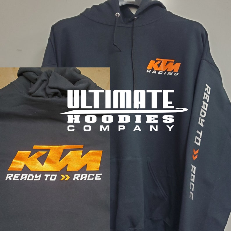 ULTIMATE HOODIE Co Ktm Sweatshirt Hoodie Ultra Premium Metallic Print ...