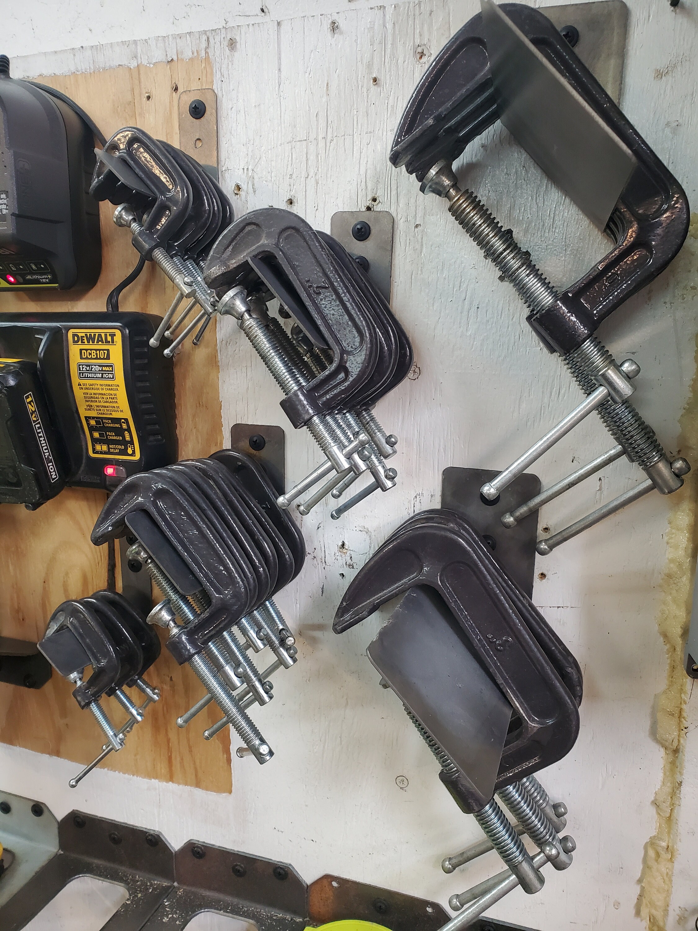 C-clamp Storage Solution Hangs Regardless of Clamp Screw Position ...