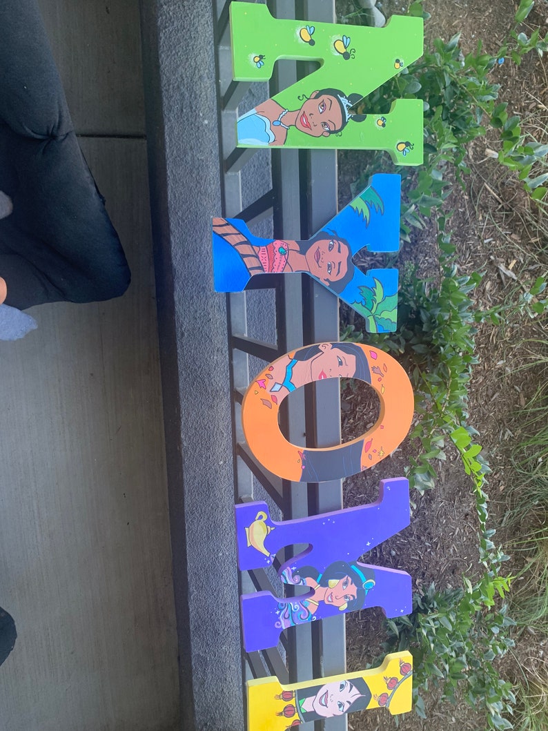 Hand-painted, Custom Letters, Names, Initials, Decor - Etsy