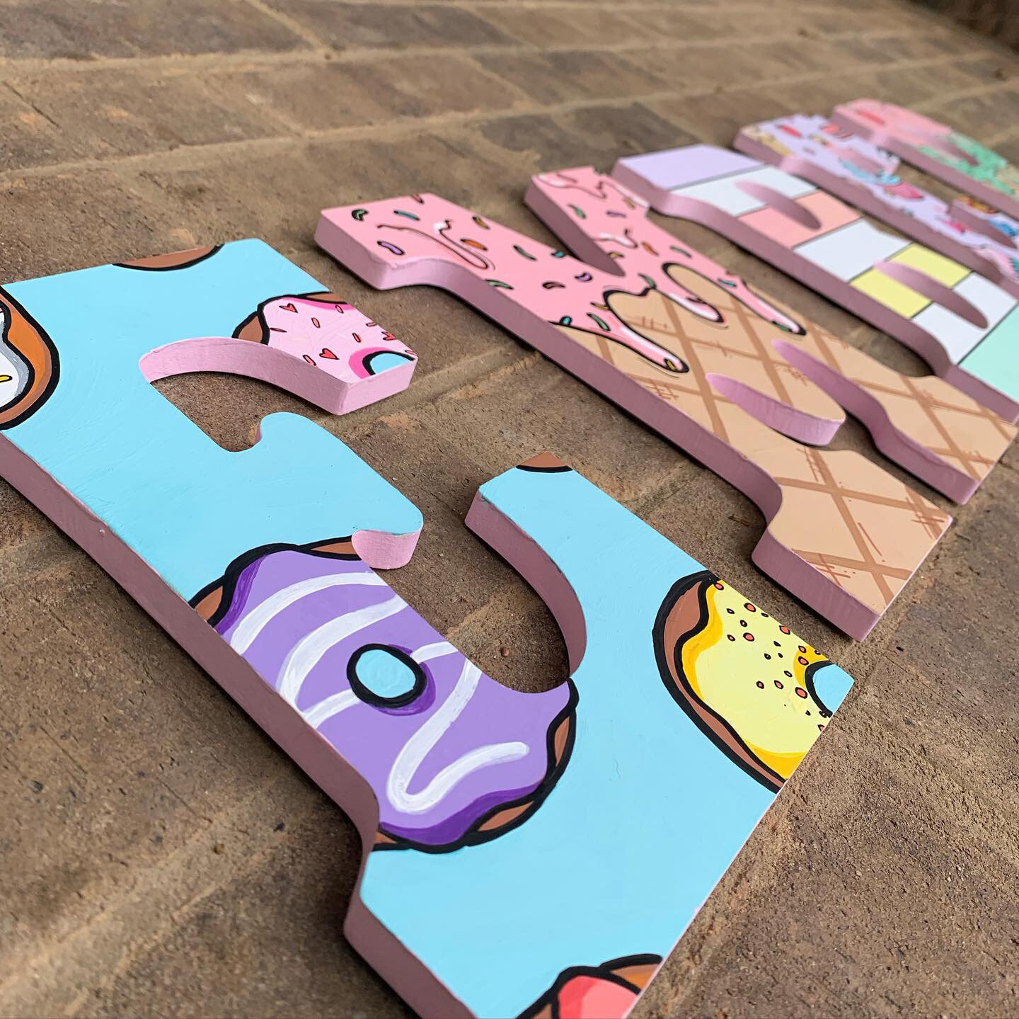 Hand-painted, Custom Letters, Names, Initials, Decor - Etsy