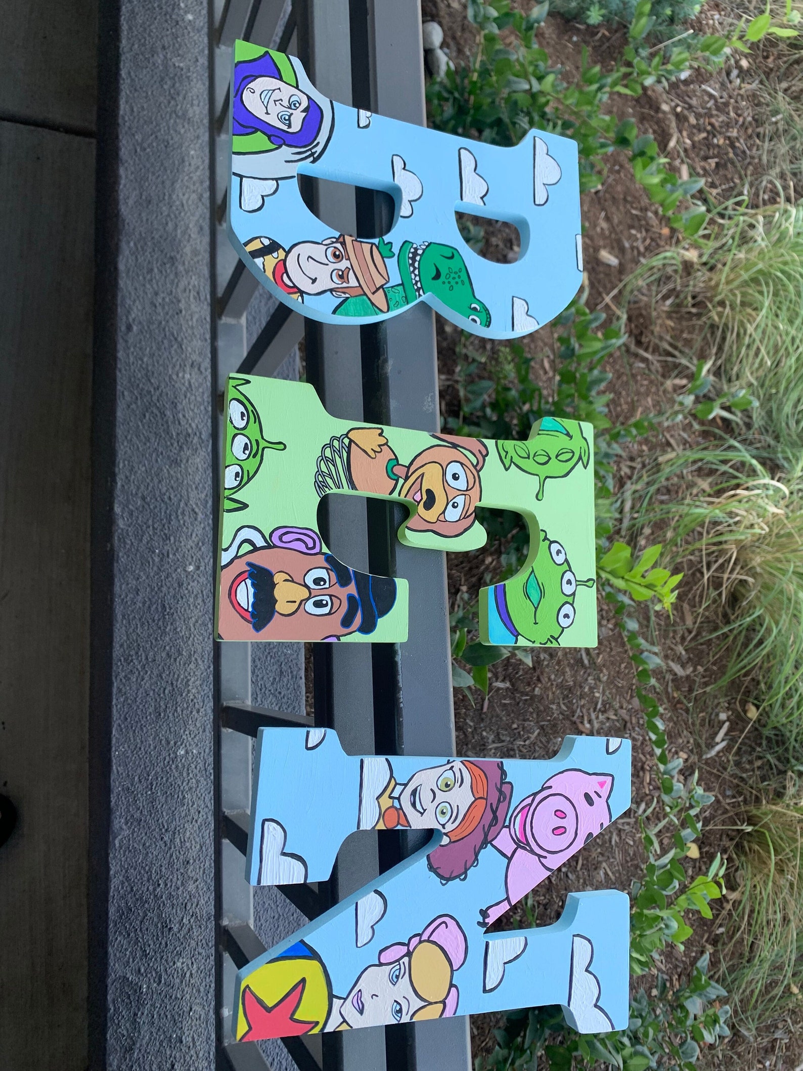 Hand-painted, Custom Letters, Names, Initials, Decor - Etsy