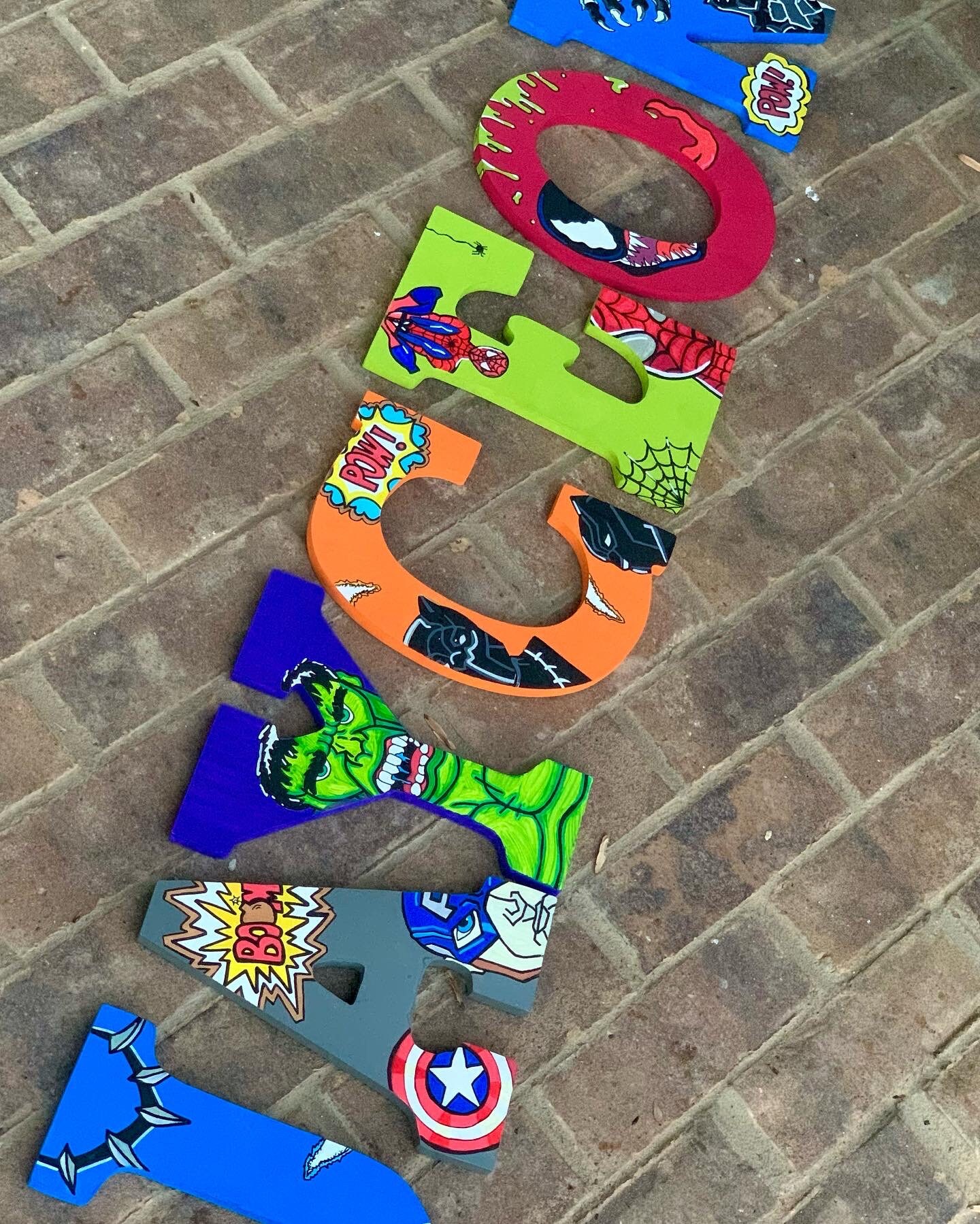 Hand-painted, Custom Letters, Names, Initials, Decor - Etsy