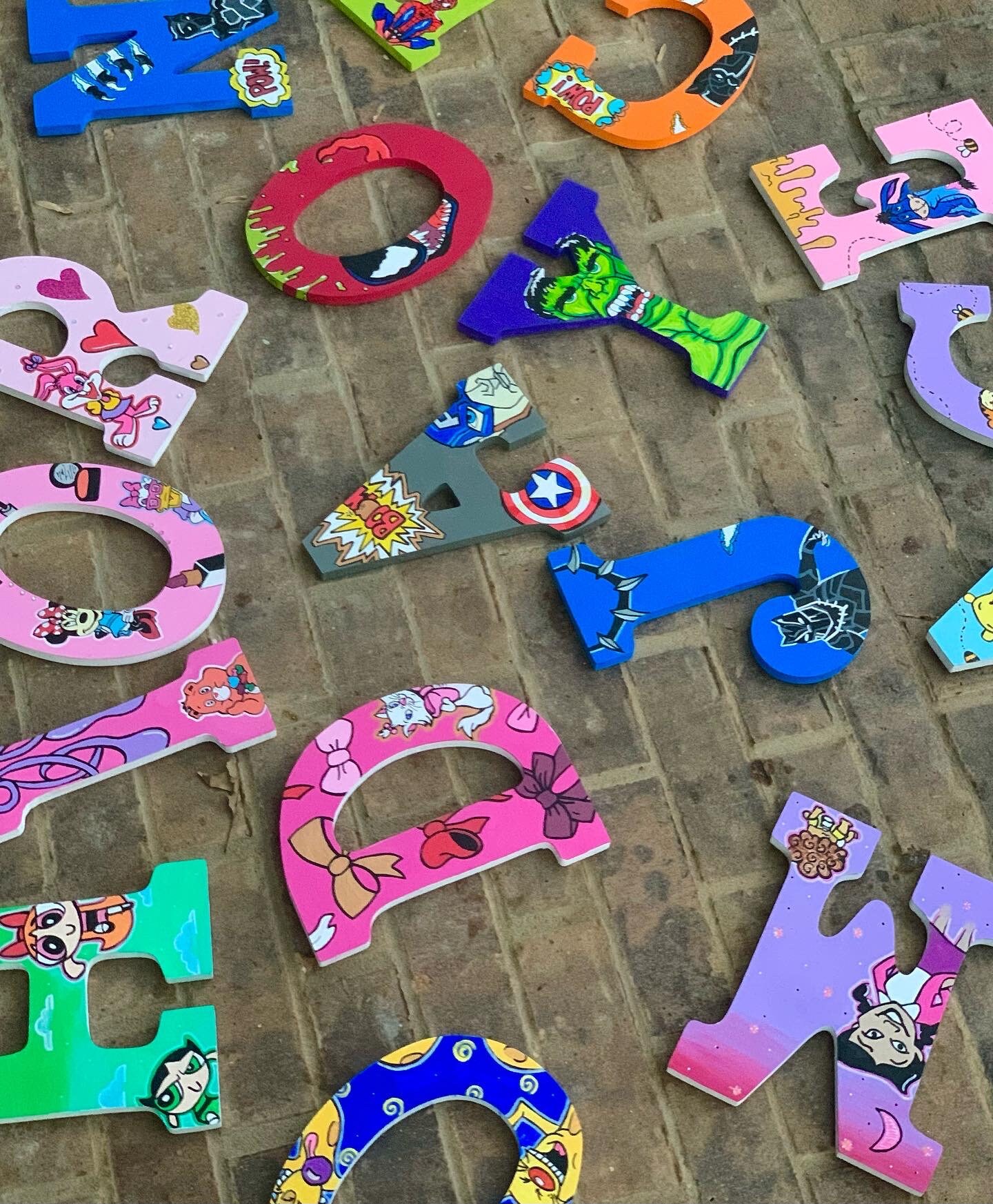 Hand-painted, Custom Letters, Names, Initials, Decor - Etsy