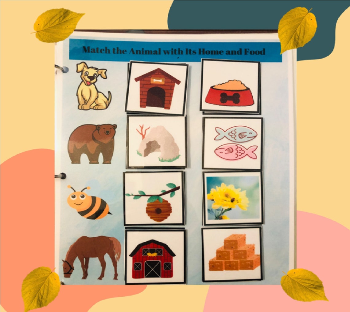 Busy Book Printable Toddler Learning Book With Activities - Etsy