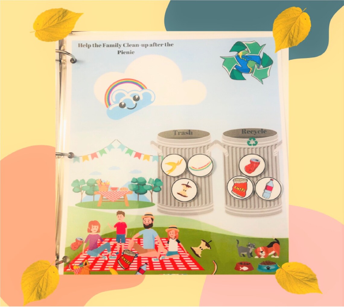 Busy Book Printable Toddler Learning Book With Activities - Etsy