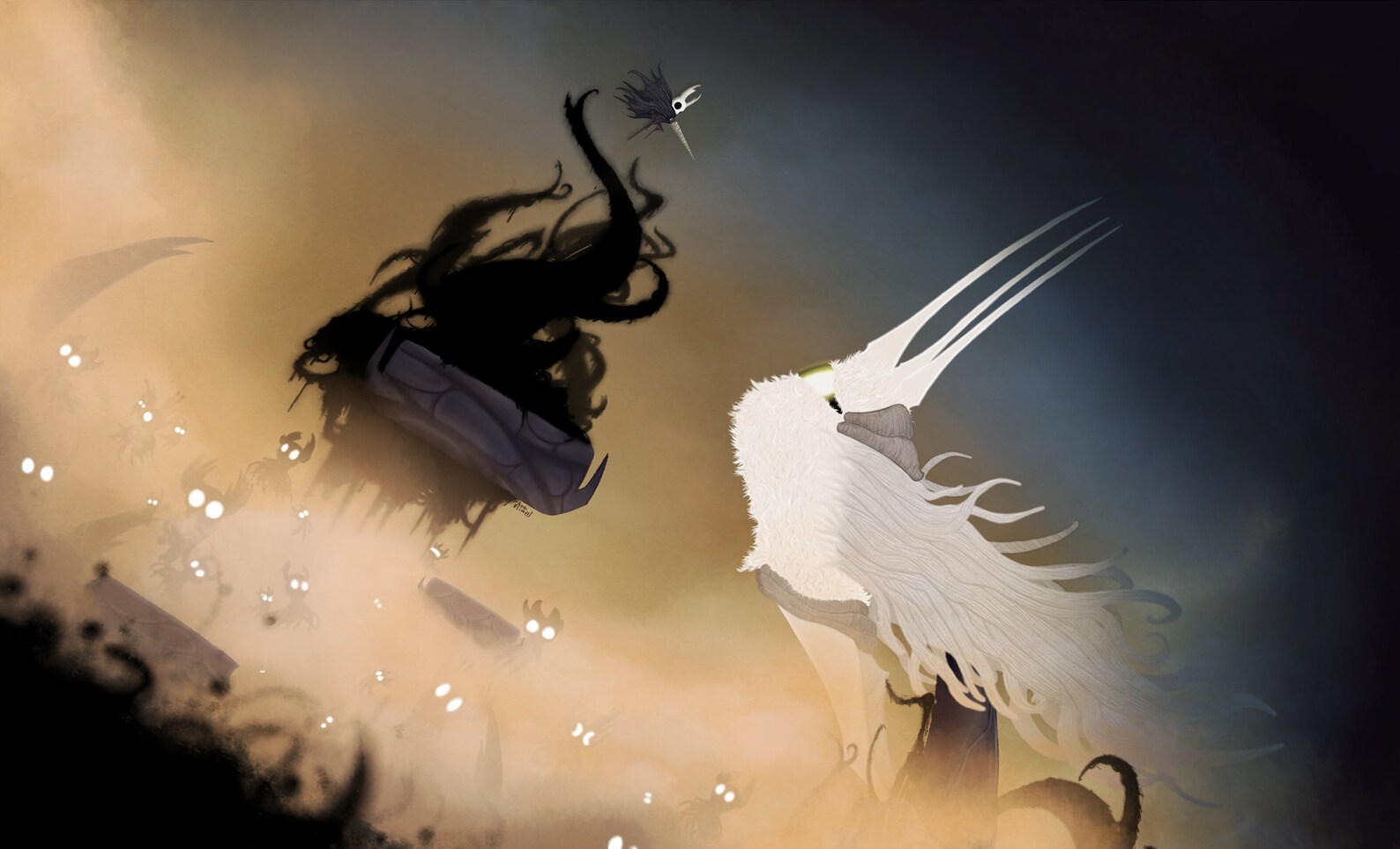 Hollow Knight, Radiance 11x17" Art Print Poster - Etsy