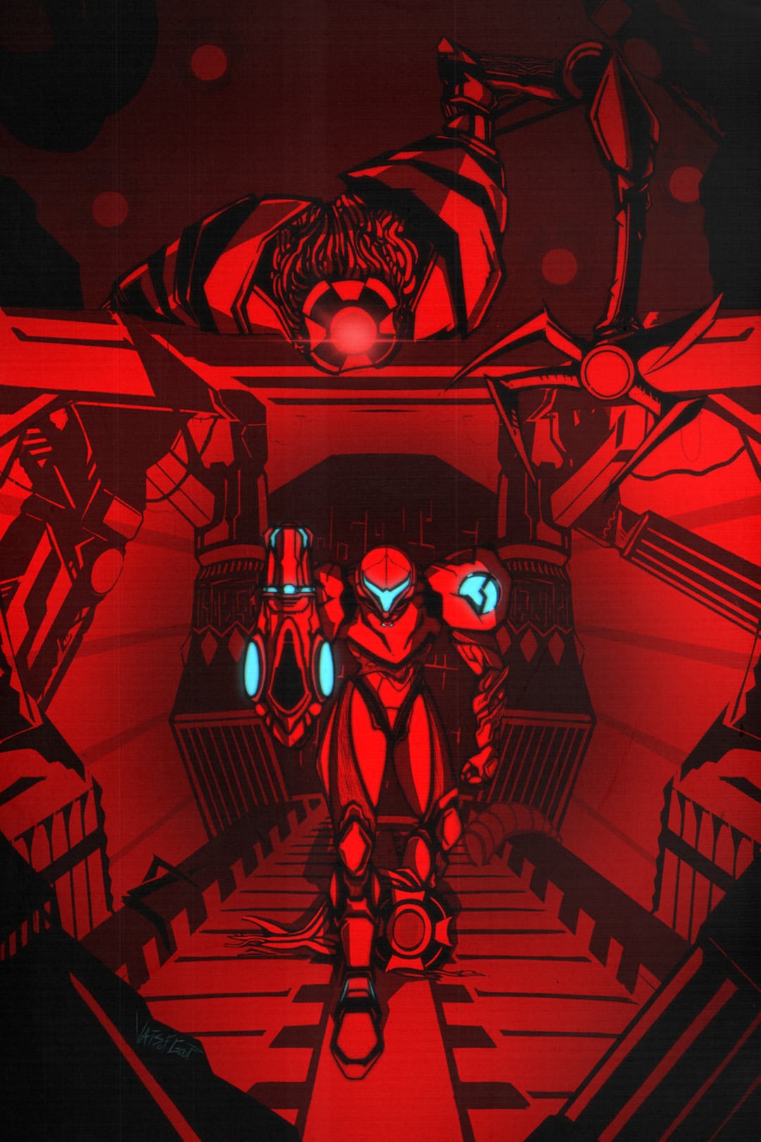 Metroid Dread E.M.M.I. 11x17 Art Print - Etsy