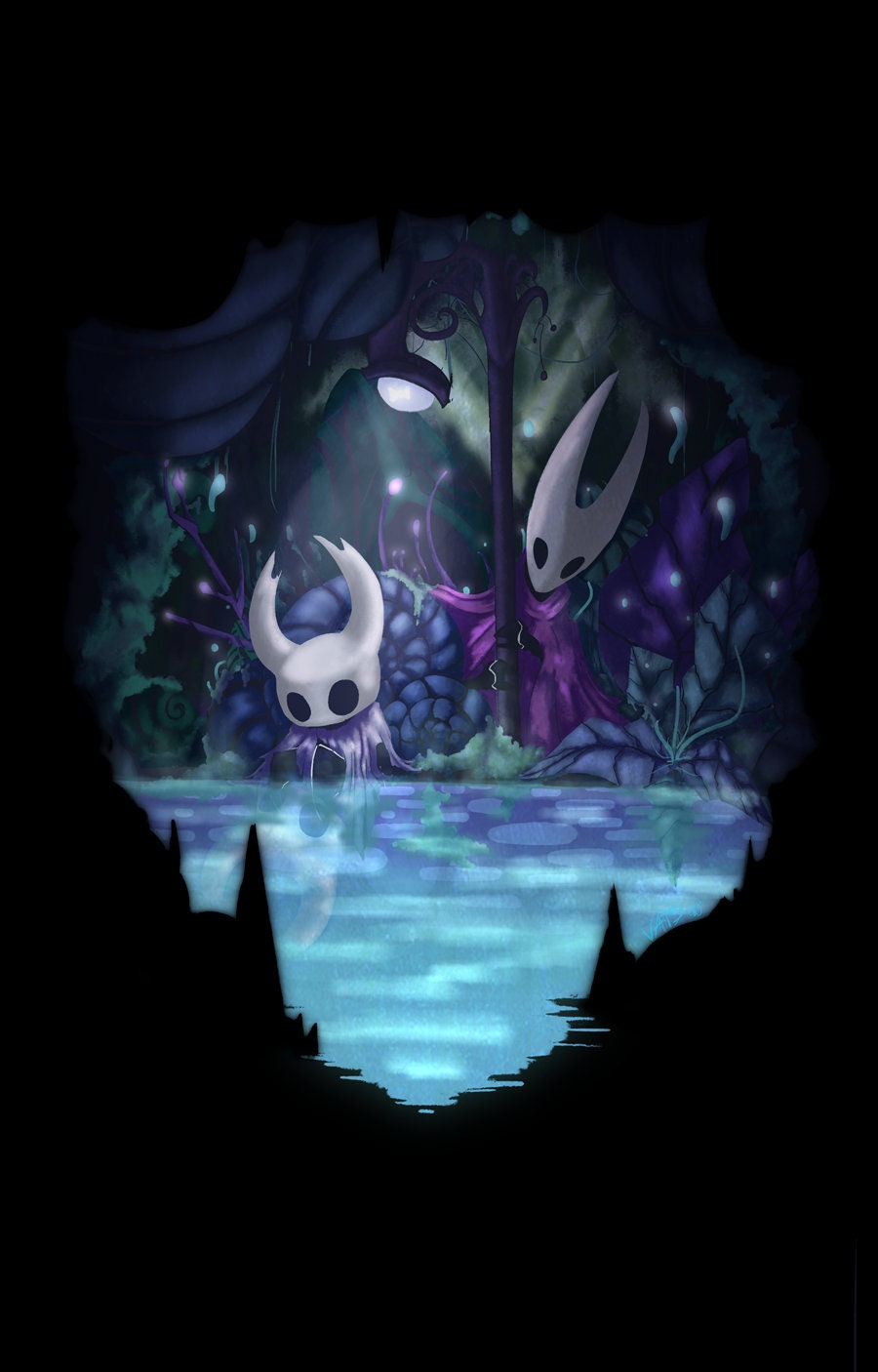 Hollow Knight, Greenpath 11x17" Art Print Poster - Etsy