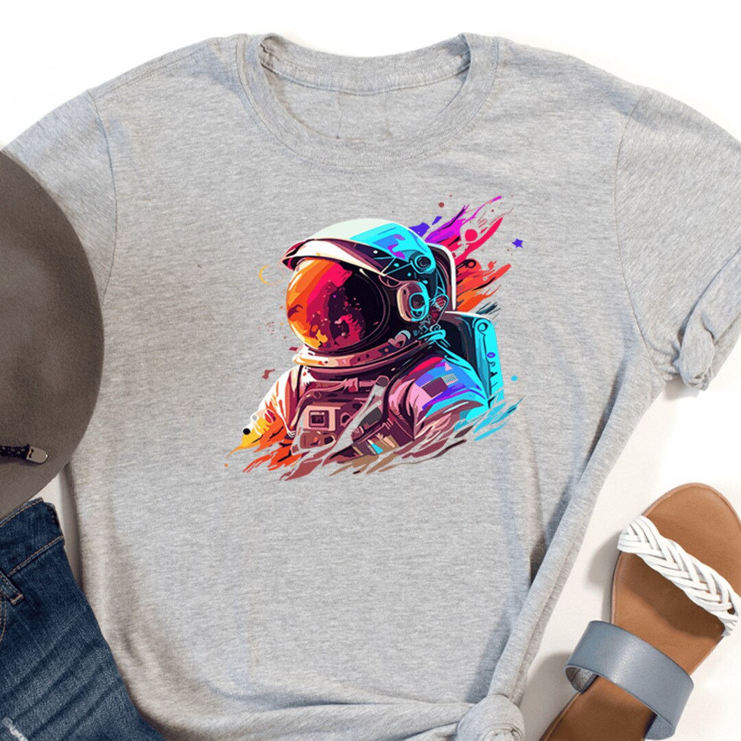 Unisex Astronaut T-shirt, Spaceman Shirt, Cute Astronaut Shirt Spaceman ...