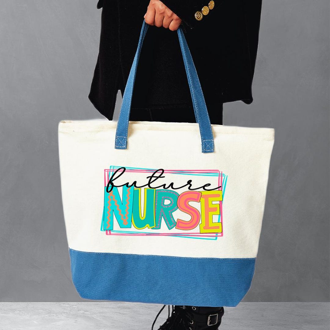 Future Nurse Tote Bag, Nurse in the Making Tote Bag, Student Nurse Tote ...