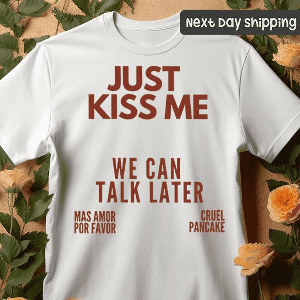 Kiss Me Talk Later - Etsy