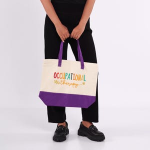 Occupational Therapy Tote Bag, OT COTA Tote Bag, Occupational Therapist ...