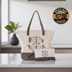Personalized Neuroscience Tote Bag, Custom Neuro ICU Nurse Gifts, Brain ...