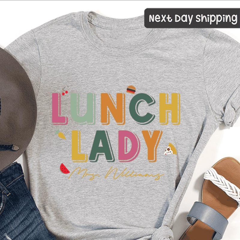 Lunch Lady Shirt - Etsy