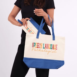 Speech Language Pathologist Tote Bag, Speech Therapy Tote Bag, Speech ...