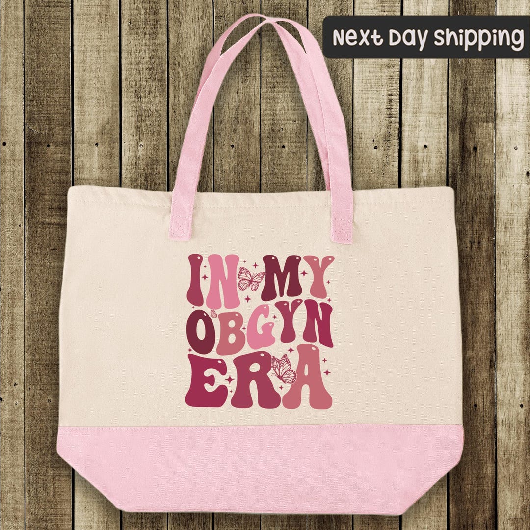 In My OBGYN Era Tote Bag, OBGYN Staff Gifts, OBGYN Appreciation Gift ...