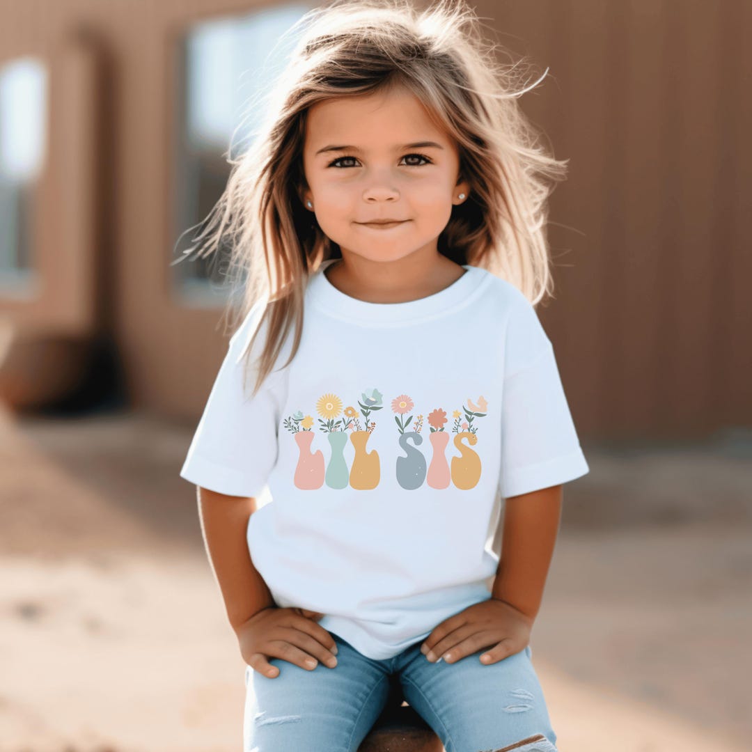 Lil Sister Shirt, Lil Sis Shirt, Lil Sis, Lil Sister Tee, Lil Sis T-shirt, I'm the New Little ...